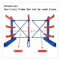 China Heavy Cantilever Rack Shelf Warehouse Workshop Wood Hardware Steel Pipe Shelf for sale