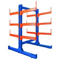 China Goods Structural Cantilever Rack Warehouse Corrosion Protection Rivet Shelving for sale