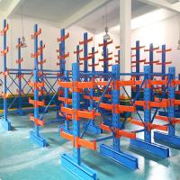 China Save Space Cantilever Storage Rack Corrosion Protection Telescopic Metal Shelf for sale