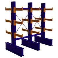 China Heavy Warehouse Industrial Cantilever Racks Hardware Steel Pipe Storage Shelf for sale