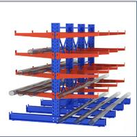 China Heavy Warehouse Industrial Cantilever Racks Hardware Steel Pipe Storage Shelf for sale