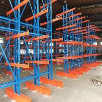 China Heavy Warehouse Industrial Cantilever Racks Hardware Steel Pipe Storage Shelf for sale