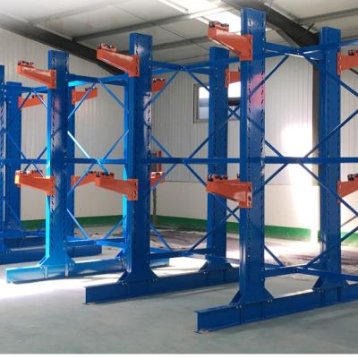 China High Load Bearing Cantilever Storage Rack Double Sided 2000 - 3000mm Height for sale
