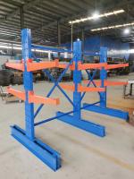 China High Load Bearing Cantilever Storage Rack Double Sided 2000 - 3000mm Height for sale