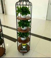 China Factory Price Sales Practical Wan Hongxin Hollow Beautiful Practical multi-layer Flower Pot Flower Shelf three-dimensional shelf for sale