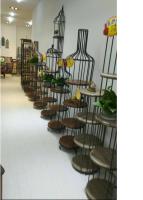 China Factory Price Sales Practical Wan Hongxin Hollow Beautiful Practical multi-layer Flower Pot Flower Shelf three-dimensional shelf for sale