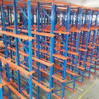 China New hot-selling steel three-dimensional drive into the shelf, pallet forklift storage, roadway type, first-in-first-out, high-st for sale