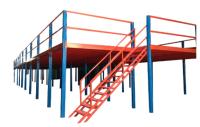 China Removable Steel Mezzanine Racks Boltless Attic Storage Shelf Platform for sale