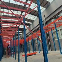 China Platform Mezzanine Floor Rack Floor Partition Attic Shelf Storage Equipment for sale