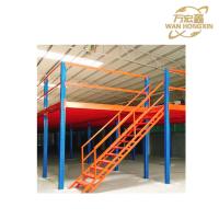 China Heavy Duty Steel Mezzanine Racks Warehouse Storage Interlocking Attic Racking System for sale