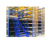 China Heavy Duty Steel Mezzanine Racks Warehouse Storage Interlocking Attic Racking System for sale