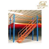 China Steel Mezzanine Storage Rack Heavy Duty Warehouse Storage Shelf Multi Level for sale