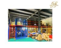 China Metal Prefabricated Steel Mezzanine Racks With Supported Beam And Column for sale