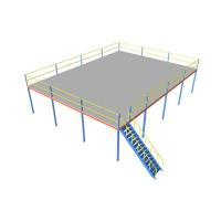 China Tianjin rack service 2-3 levels heavy duty mezanine racks for warehouse storage for sale