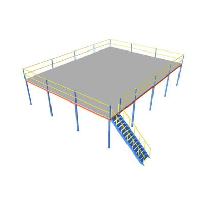 China Tianjin rack service 2-3 levels heavy duty mezanine racks for warehouse storage for sale