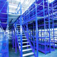 China 2-3 Levels 500KG loading  Warehouse Storage Steel platform mezzanine flooring racking system for sale