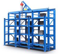 China Mracking Customized Size mould Rack Industry Warehouse Heavy Duty Drawer Injection mould Storage Racks for sale