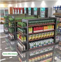 China Shelf supermarket store fruit and vegetable display supermarket steel fruit and vegetable display stand case convenience store s for sale