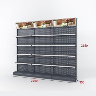 China Double-sided single-sided combination multi-layer beverage shelf for snack in convenience store for sale