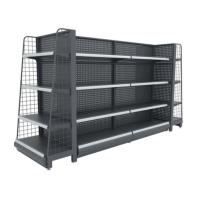 China Double-sided single-sided combination multi-layer beverage shelf for snack in convenience store for sale