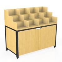 China Food shelf supermarket display shelf convenience store steel wooden shelf candy, dried fruit, loose grain food shelf for sale