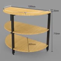 China Food shelf supermarket display shelf convenience store steel wooden shelf candy, dried fruit, loose grain food shelf for sale
