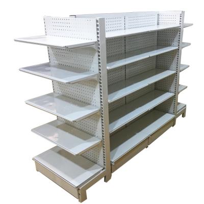 China Supermarket shelf display rack single-sided and double-sided convenience store shelf drugstore snack shop shelf for sale