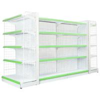 China Factory direct supermarket double-sided 5-layer adjustable metal display shelf for sale