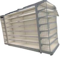 China The latest shelf shopping trolleys carts convenience store supermarket shelves snack and beverage display rack in 2023 for sale
