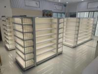China The latest shelf shopping trolleys carts convenience store supermarket shelves snack and beverage display rack in 2023 for sale