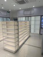 China The latest shelf shopping trolleys carts convenience store supermarket shelves snack and beverage display rack in 2023 for sale