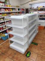 China The latest shelf shopping trolleys carts convenience store supermarket shelves snack and beverage display rack in 2023 for sale