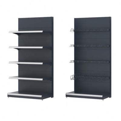 China shelf shopping trolleys carts convenience store supermarket shelves snack and beverage display rack for retail store for sale