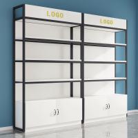 China shelf shopping trolleys carts convenience store supermarket shelves snack and beverage display rack for retail store for sale