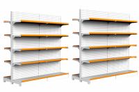 China shelf shopping trolleys carts convenience store supermarket shelves snack and beverage display rack for retail store for sale