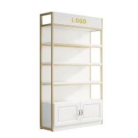 China style fruit vegetable stationery shop wood bread used retail supermarket spice display rack for food for sale