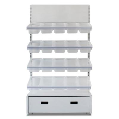 China Whole net lowest price Factory retail display shelving store racks display shelf for supermarket for sale
