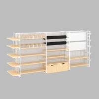 China Whole net lowest price Factory retail display shelving store racks display shelf for supermarket for sale