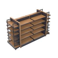China Multiple Styles Optional Supermarket Shelf Gondola Boutique Display Rack Gondola Shelving Supplies for sale