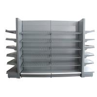 China Showroom Display Rack Grocery Shelving Gondola Retail Store Shelving Racks For Shop Displays for sale