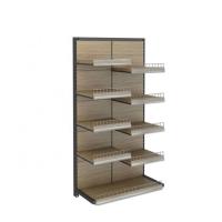 China Showroom Display Rack Grocery Shelving Gondola Retail Store Shelving Racks For Shop Displays for sale