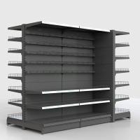 China Customized White Color Grocery Supermarket Shelves Grocery Store Shelving Commercial Shelves For Grocery Store for sale