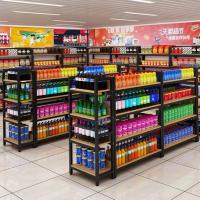 China Factory Racks Gondola Metal Display Rack Convenience Store Shelf Retail Store Rack Supermarket Shelving for sale