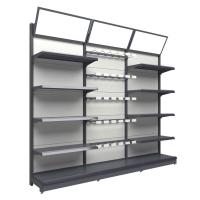 China Metal Display Shelves Iron Racks Grocery Rack Store Display Shelves For Bakery, Display Racks For Boutique for sale