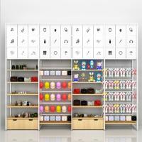 China Metal Display Shelves Iron Racks Grocery Rack Store Display Shelves For Bakery, Display Racks For Boutique for sale