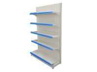 China Wooden Shelf Gondola Shelving Units Retail Shelf Cosmetics Gondola Shelving Shelf for sale