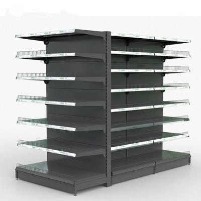 China 2022 New Design advertising display shelves supermarket shopping shelf rack for sale