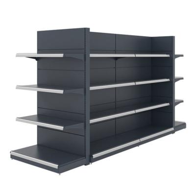 China Factory store display gondola shelving steel furniture storage racking for sale