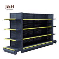 China supermarket shop rack store display shelf metal shelving gondola for sale