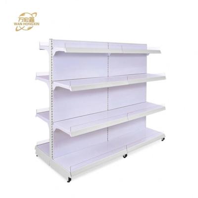 China Wire Mesh Supermarket Display Shelves Heavy Duty Store Grocery Rack for sale